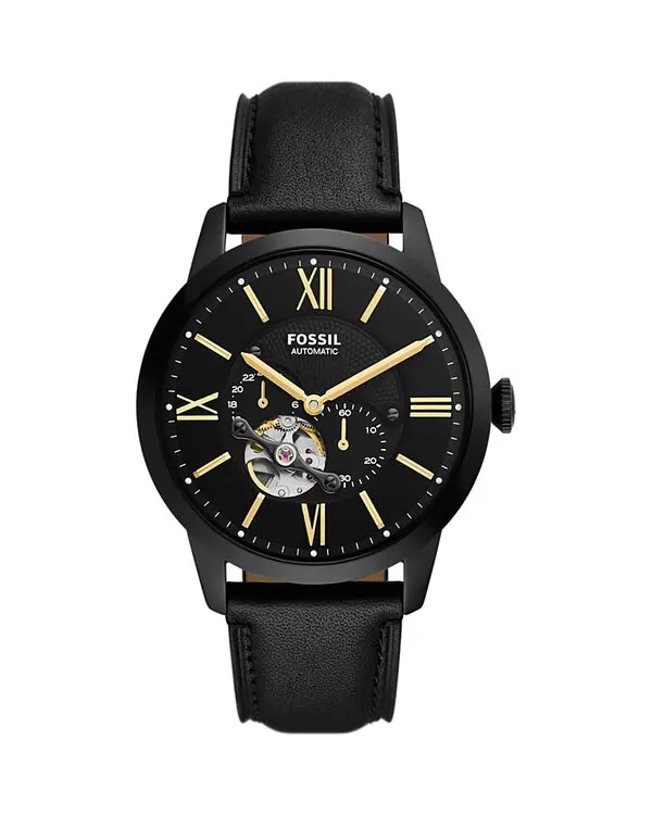 Fossil Townsman Watch, 44mm - Black/black