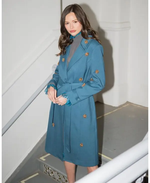 JANET HOWARD NEW YORK Harrison Trench Coat