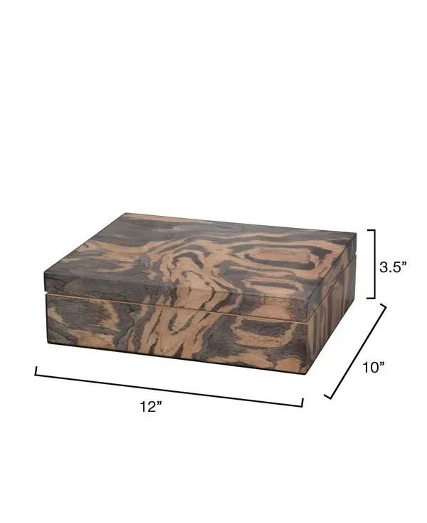 JAMIE YOUNG CO. Woodgrain Decorative Box