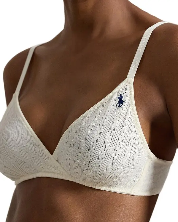 Polo Ralph Lauren Cabled Lace Bralette