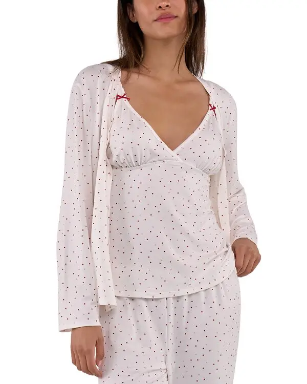 Flora Nikrooz Bridget Camisole, Pants & Cardigan Pajama Set