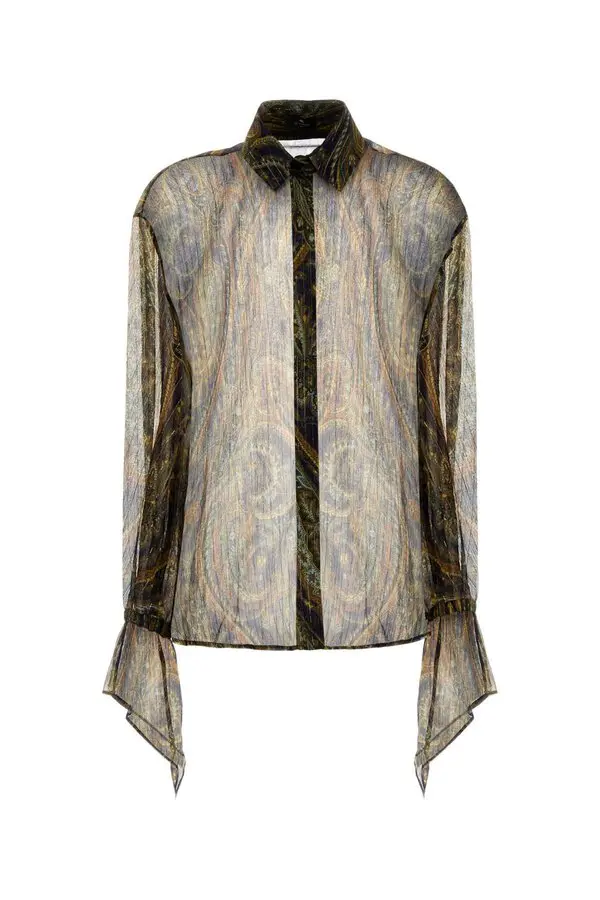 Etro Silk-blend Shirt - Printed