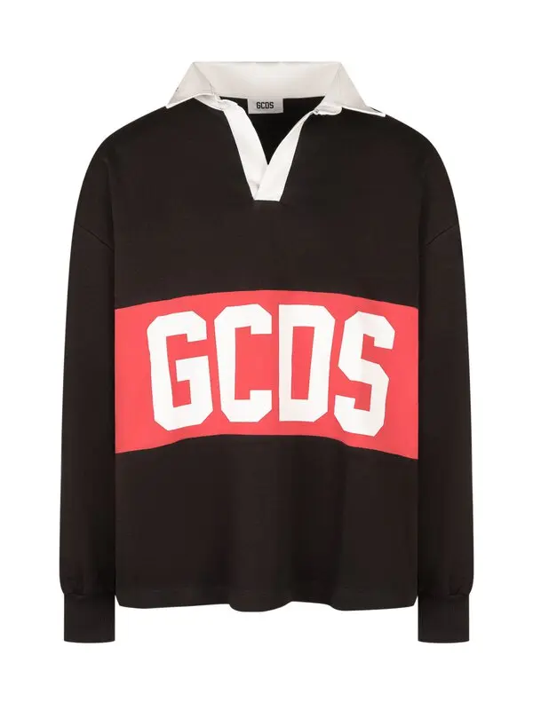 Gcds Band Logo Long Sleeve Polo