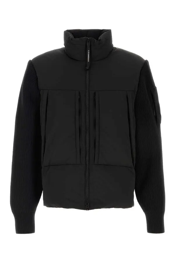 C.P. COMPANY C. P. Company Knit And Stretch Nylon Down Jacket