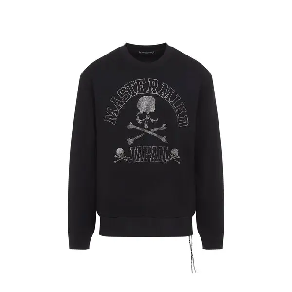 MASTERMIND WORLD Mini Swarovski Crystals Cotton Sweatshirt For