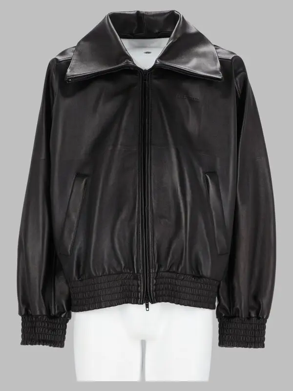 Balenciaga Leather Jacket - Black