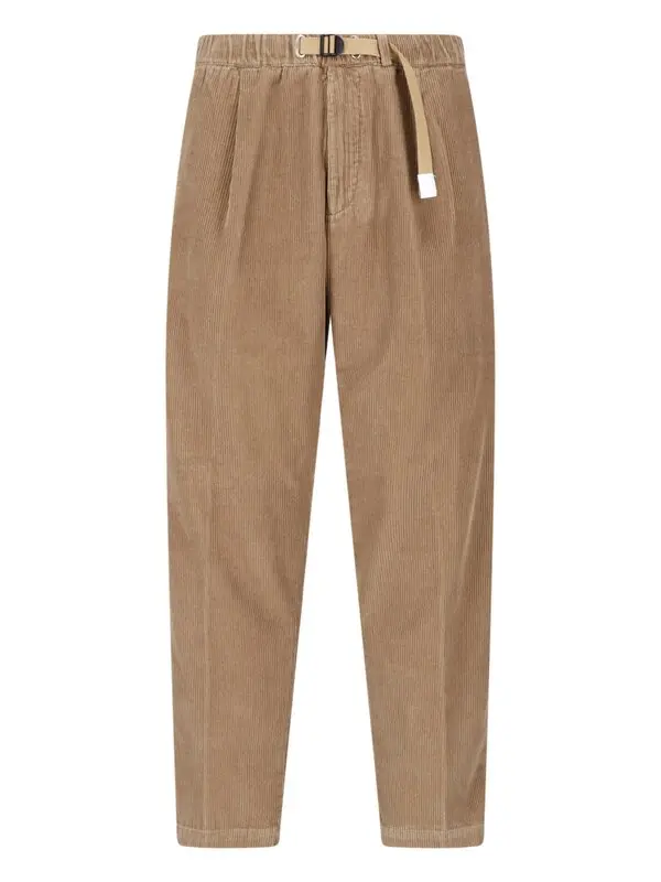 WHITE SAND Corduroy Drawstring Trousers