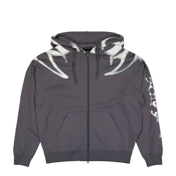 Y3 Graphic Full-zip Hoodie - Grefiv