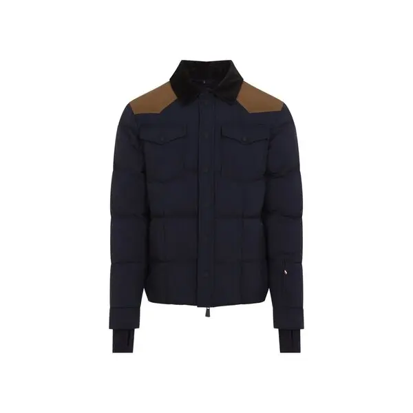 Moncler Grenoble Geltech Cotton Shirt Jacket - Blue