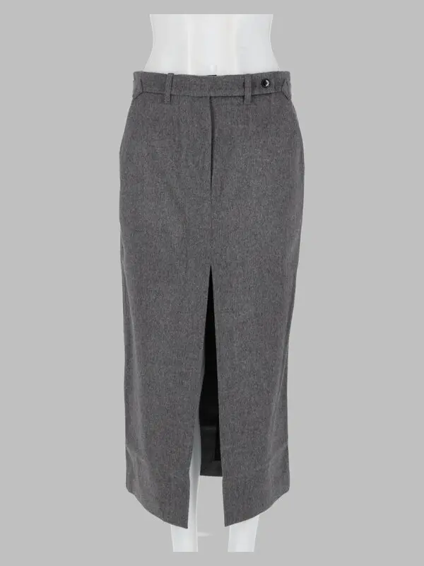 Co Wool & Cashmere Mini Skirt - Grey