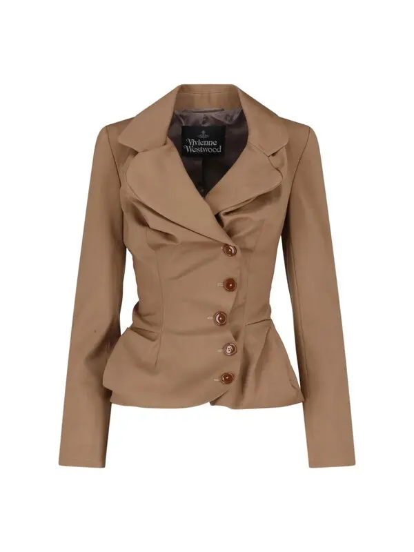 VIVIENNE WESTWOOD Tailored Fitted Single-breasted Blazer
