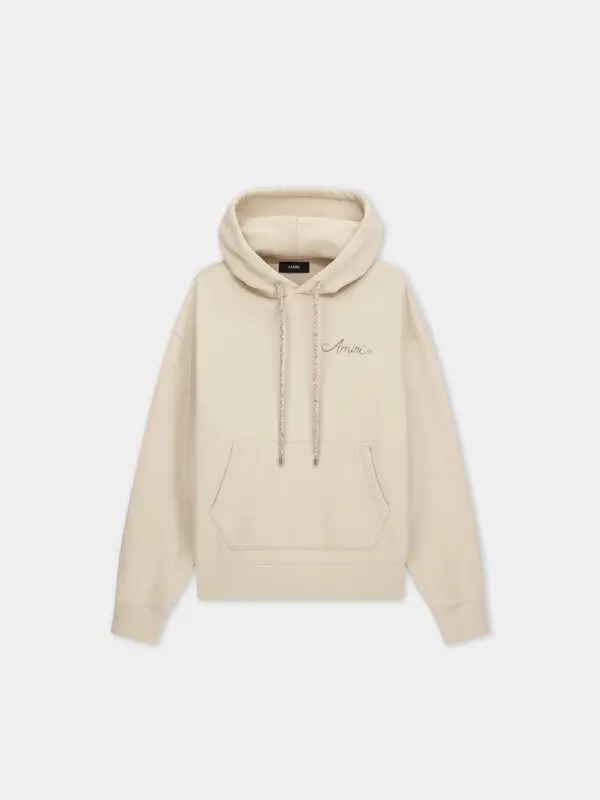 Amiri Dreamers Chain-stitch Crewneck Sweater - Alabaster
