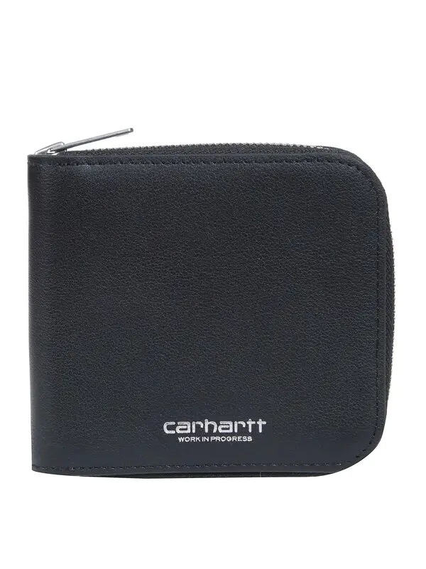 Carhartt Cow Leather Mini Wallet - Nero