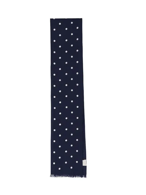 Destin Mini Wool Scarf For - Blue