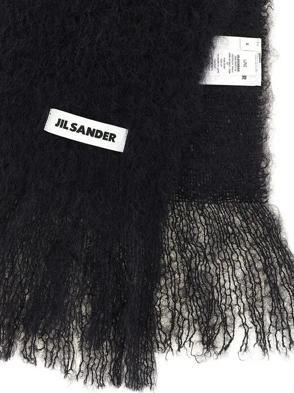 JIL SANDER Small Mohair Scarf