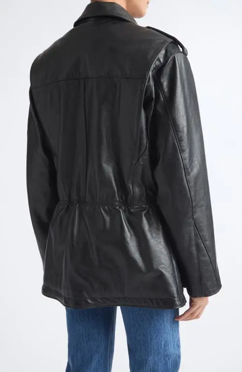 RÙADH Adder Regenerative Leather Jacket