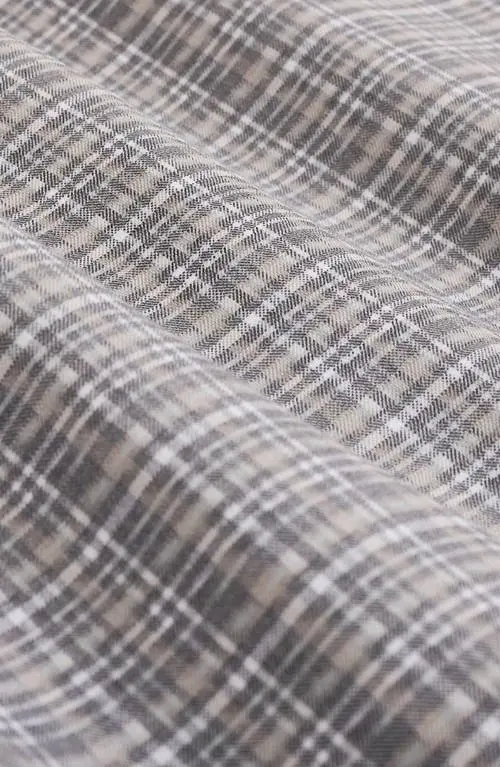 Bugatchi James Ooohcotton® Plaid Button-up Shirt - Cement