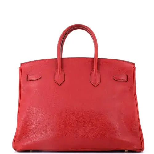 Hermès Birkin Handbag Vache Liegee With Gold Hardware 35