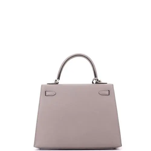 Hermès Kelly Handbag Epsom With Palladium Hardware 25