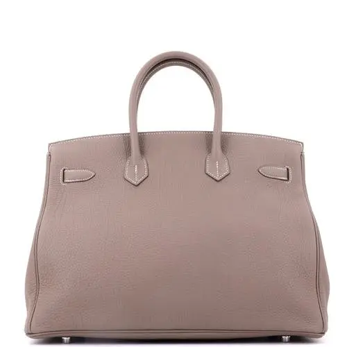Hermès Birkin Handbag Togo With Palladium Hardware 35 - Grey