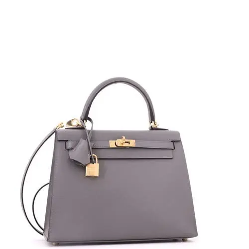 Hermès Kelly Handbag Madame With Gold Hardware 25