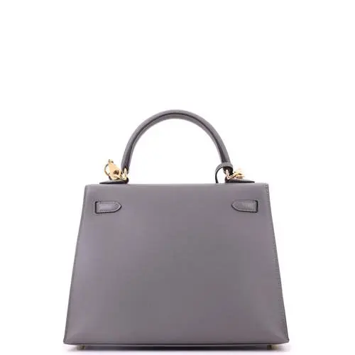 Hermès Kelly Handbag Madame With Gold Hardware 25