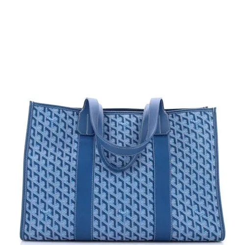 Goyard Villette Tote Canvas Mm - Blue
