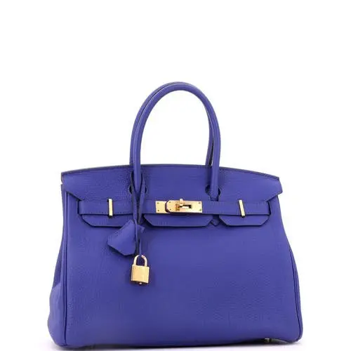 Hermès Birkin Handbag Togo With Gold Hardware 30