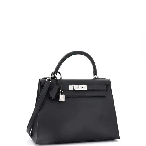 Hermès Kelly Handbag Epsom With Palladium Hardware 28