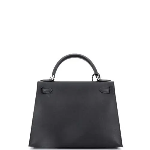 Hermès Kelly Handbag Epsom With Palladium Hardware 28