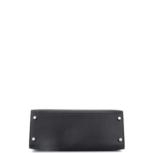 Hermès Kelly Handbag Epsom With Palladium Hardware 28