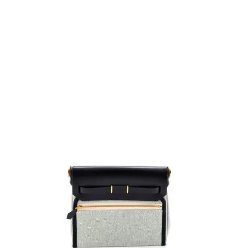 Hermès Herbag Zip Toile And Leather 20