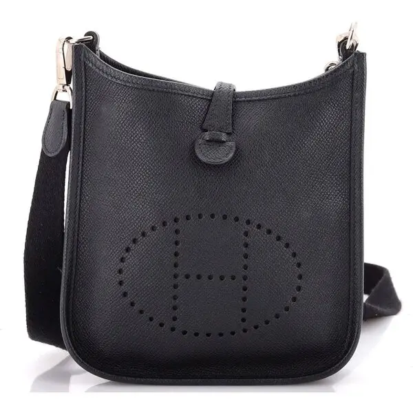 Hermès Evelyne Bag Gen Iii Epsom Tpm - Black