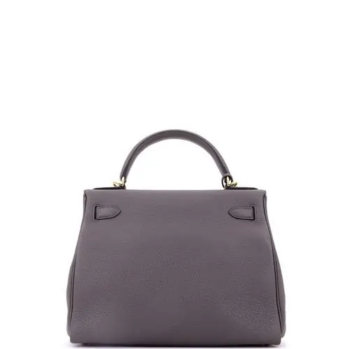Hermès Kelly Handbag Togo With Gold Hardware 28
