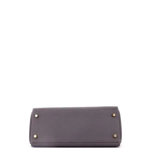 Hermès Kelly Handbag Togo With Gold Hardware 28