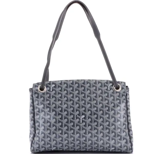 Goyard Rouette Bag Coated Canvas Pm - Grey