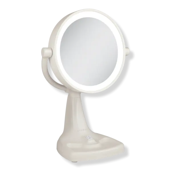 ZADRO Max Bright Lighted Makeup Mirror With 10x/1x, Storage Tray