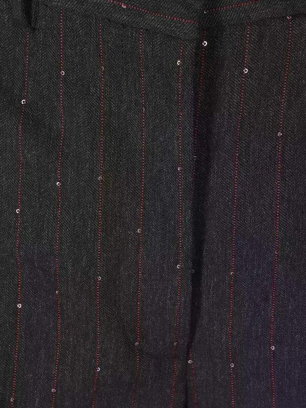 ERMANNO FIRENZE Sequin-embellished Trousers