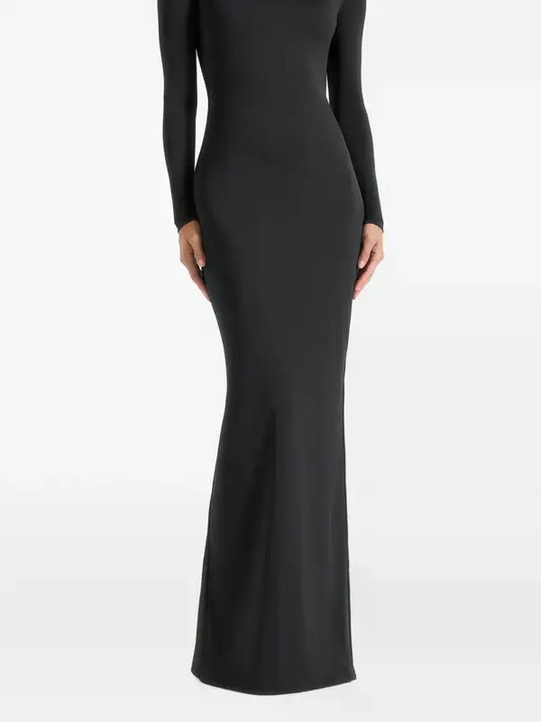 Manière De Voir Tilly Open-back Chain-detail Maxi Dress