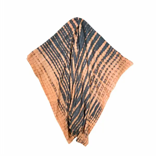 Pink Haley Beach Hand Dyed Sarong Retro - Blue