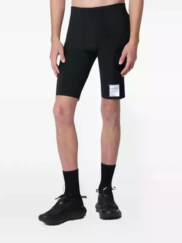 Satisfy Logo-patch Panelled Shorts
