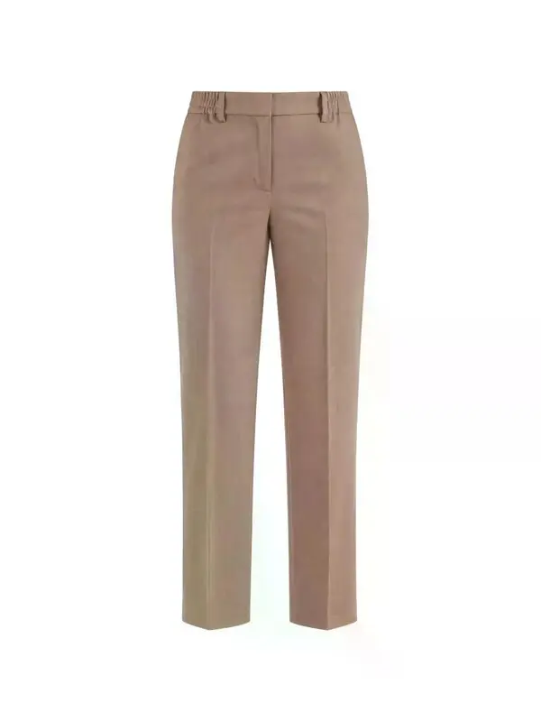 Seventy Elasticated-waist Cropped Trousers