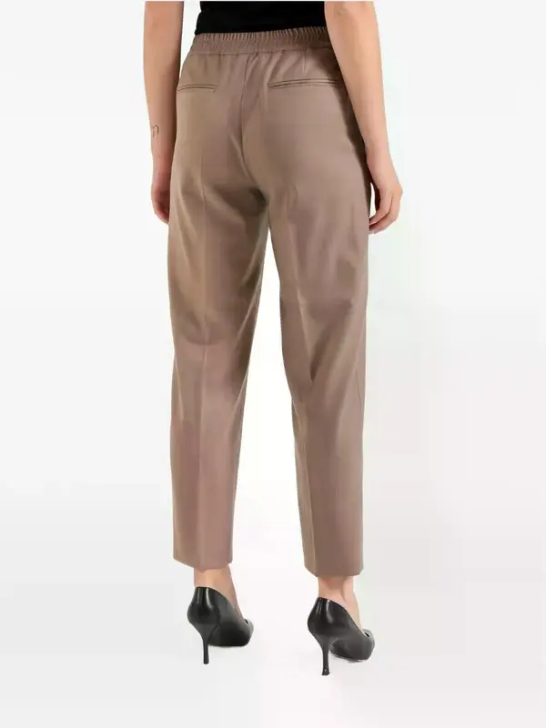 Seventy Elasticated-waist Cropped Trousers