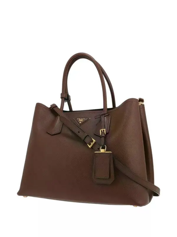 Prada Medium Double Saffiano Tote Bag