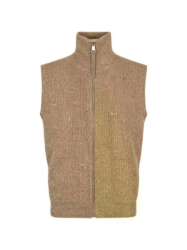 Seventy Sequin-embellished Zip-up Cardigan