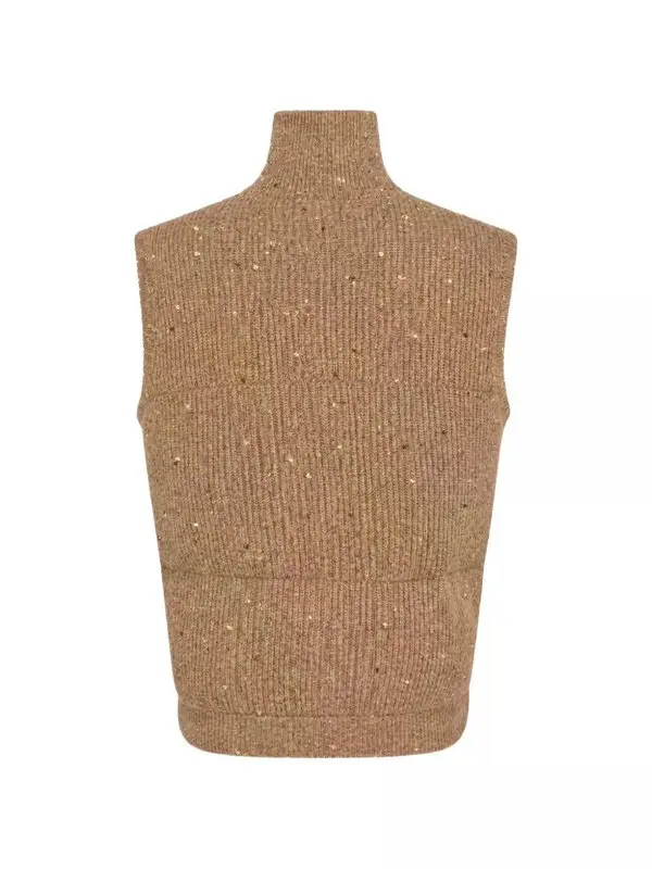 Seventy Sequin-embellished Zip-up Cardigan