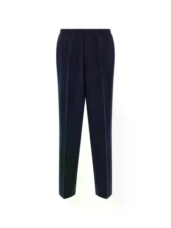 CELLAR DOOR Ezio Darted Straight-leg Trousers - Blue