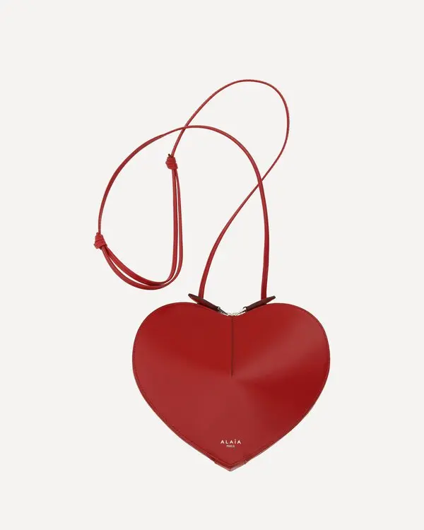 Alaïa Coeur Shoulder Bag - Red