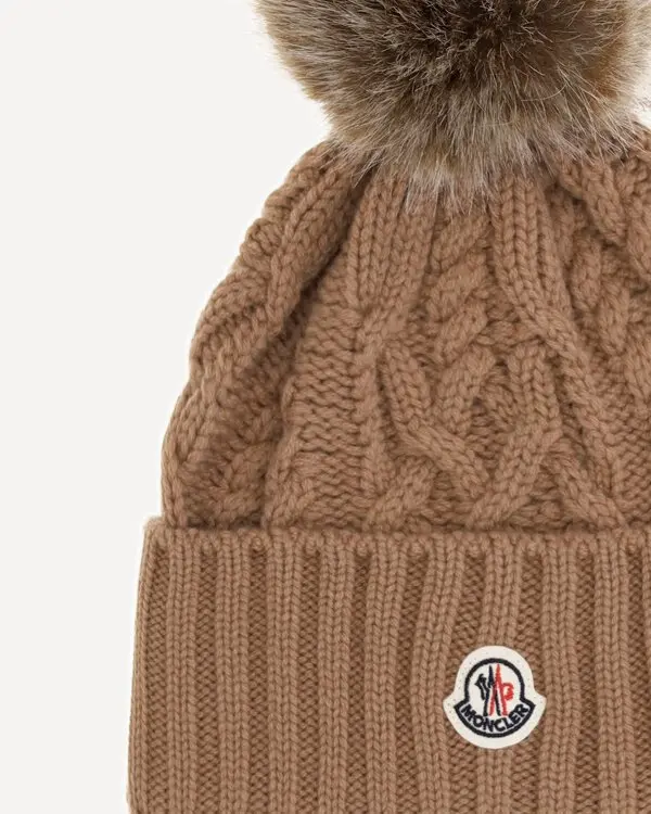 Moncler Wool And Cashmere Pom-pom Beanie
