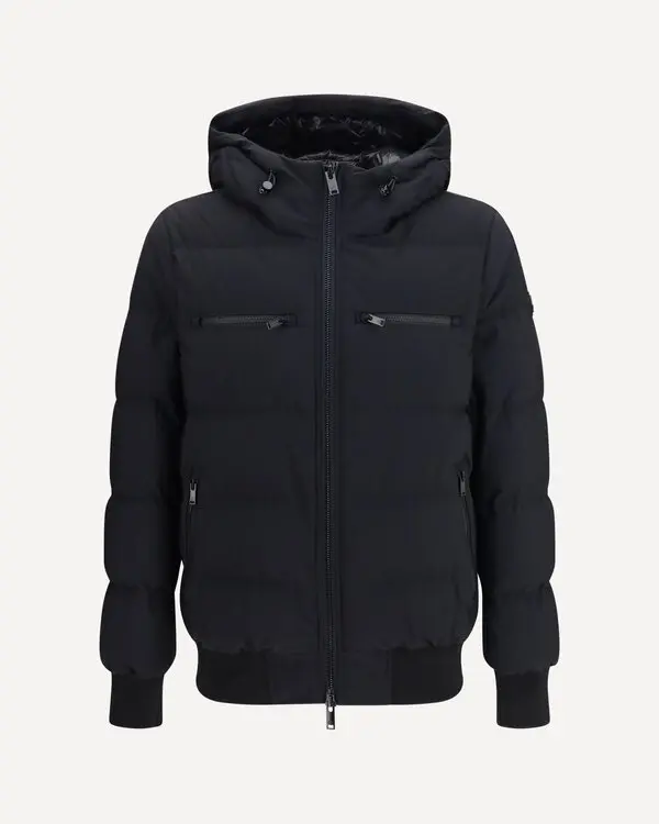 Moose Knuckles Soho Down Puffer Jacket Mae - Black